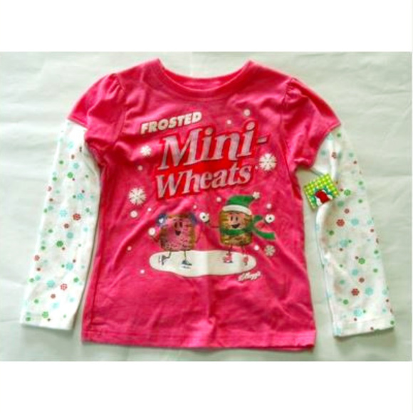 Ener-G | Shirts & Tops | Fuzzy Frosted Miniwheats Snowflake Thermal Top ...